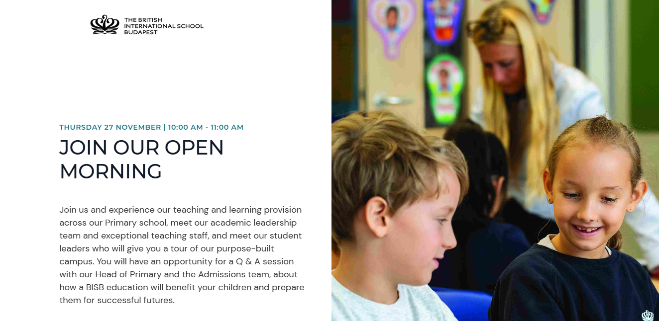 BISB Open Morning - November 27 - BCCH